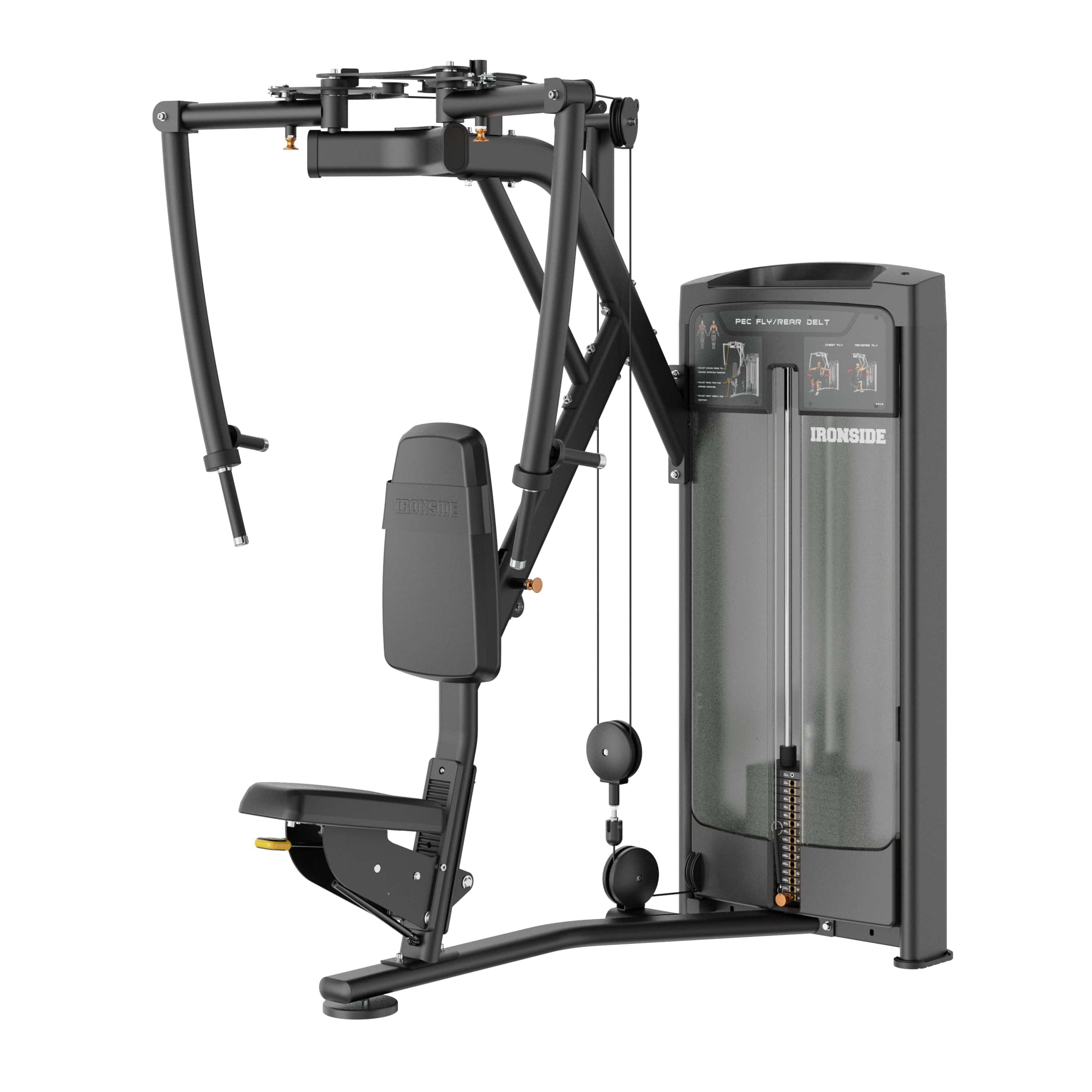 Dual Pec Fly & Rear Delt Machine IRONSIDE Luxe – Ironside México