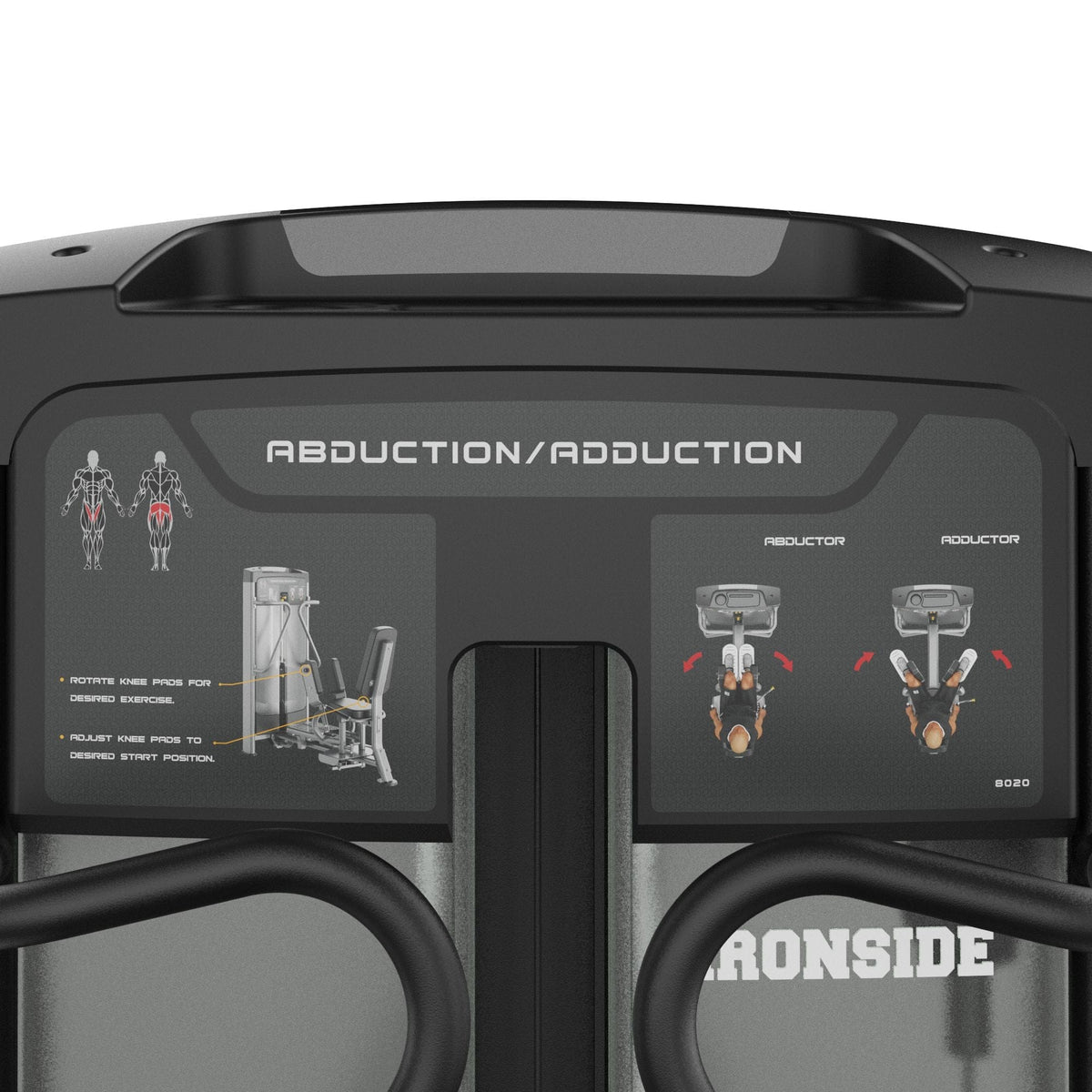 Dual Abductor & Adductor Machine IRONSIDE Luxe – Ironside México