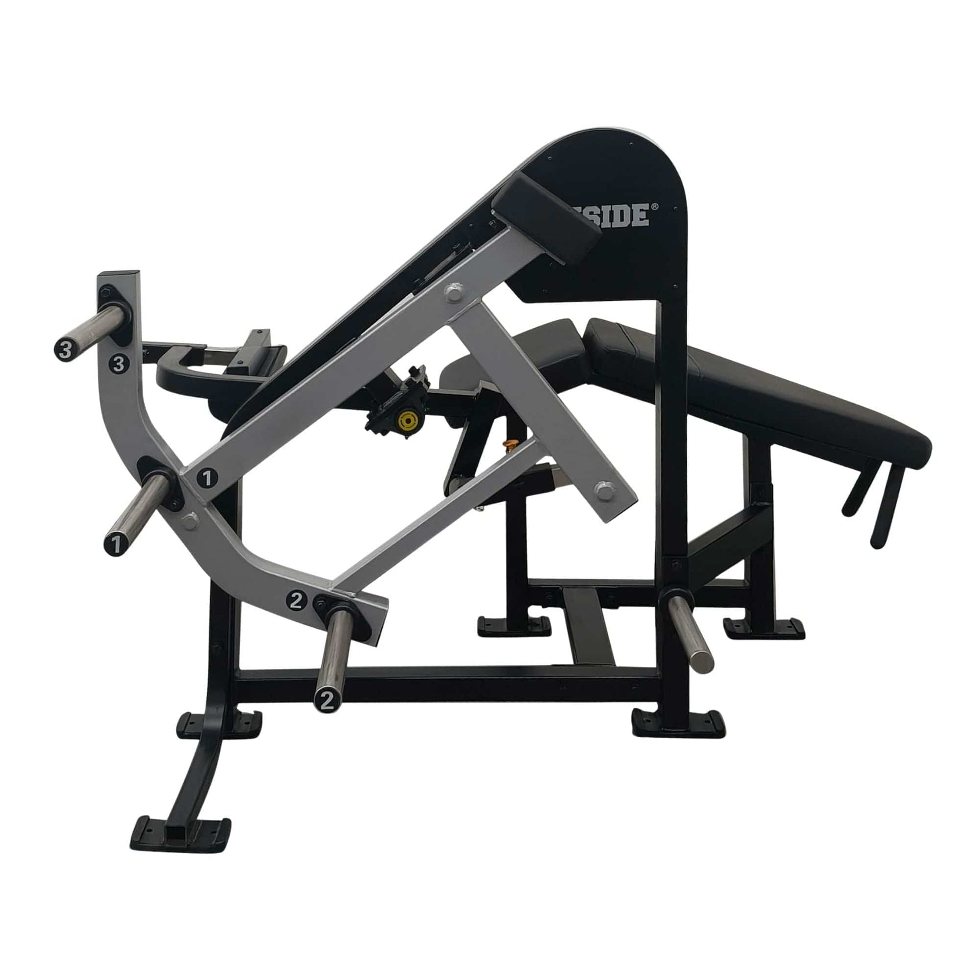 Prone Leg Curl Plate Loaded IRONSIDE Premier – Ironside México