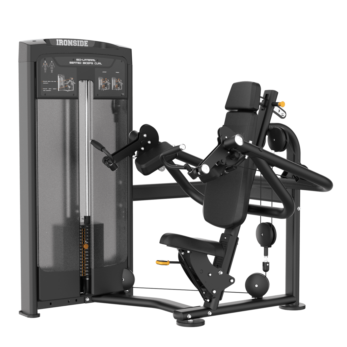 Iso-lateral Seated Biceps Curl IRONSIDE Luxe – Ironside México